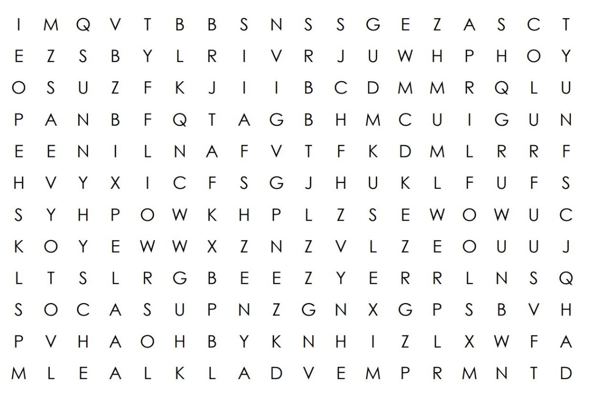 An Impossible Word Search (free and printable) – April Fools Prank